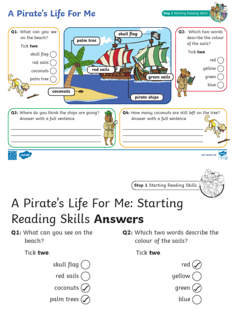 Step 1 - Starting Reading Skills | PDF