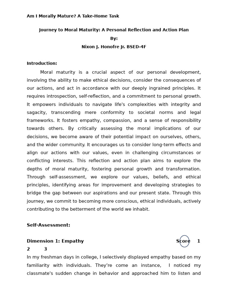 Journey To Moral Maturity Pdf