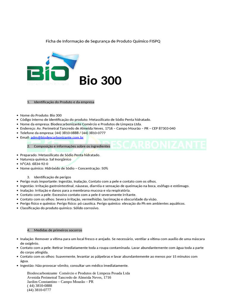 Fispq - Bio 300 | PDF