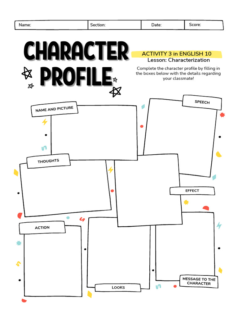 Q1 Activity 3 Character Profile | PDF