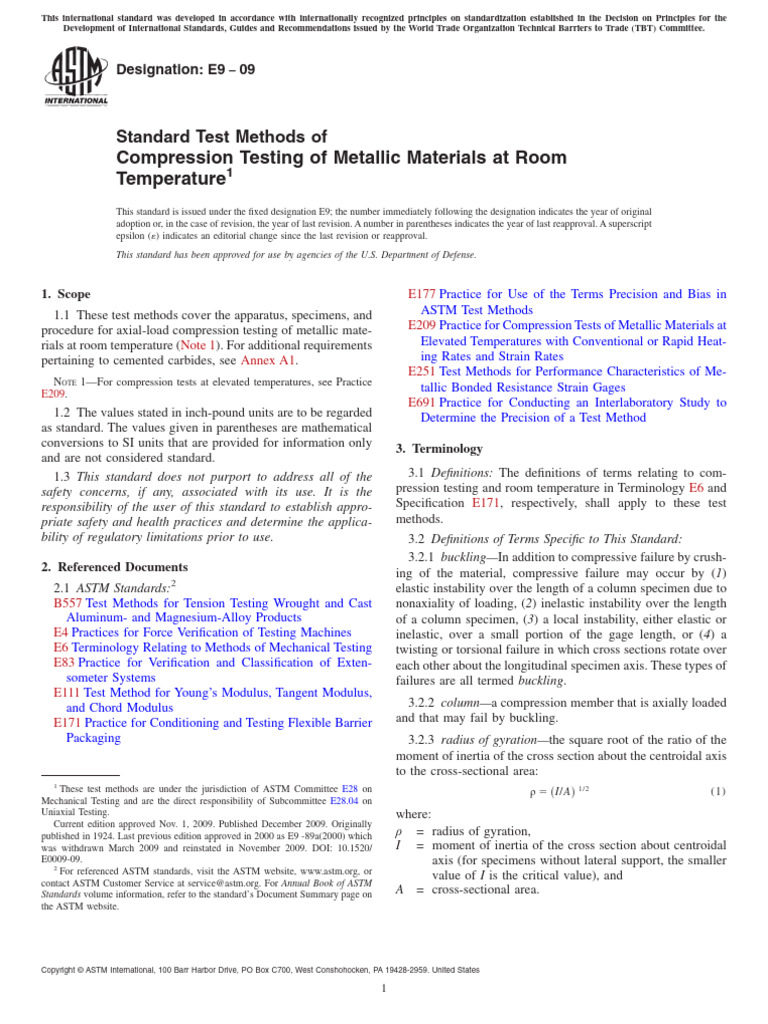 Astm - E9.9462 | PDF