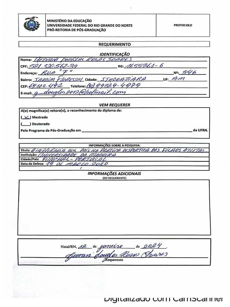 1 - Requerimento | PDF
