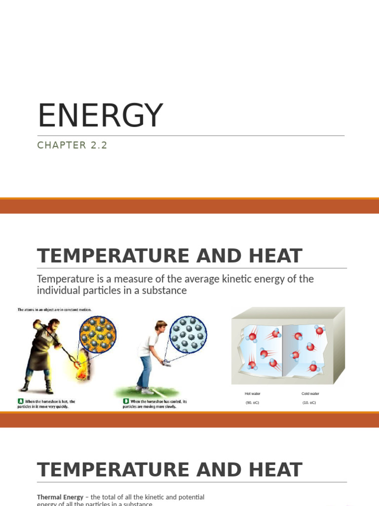Chapter 2.2 - Energy | PDF