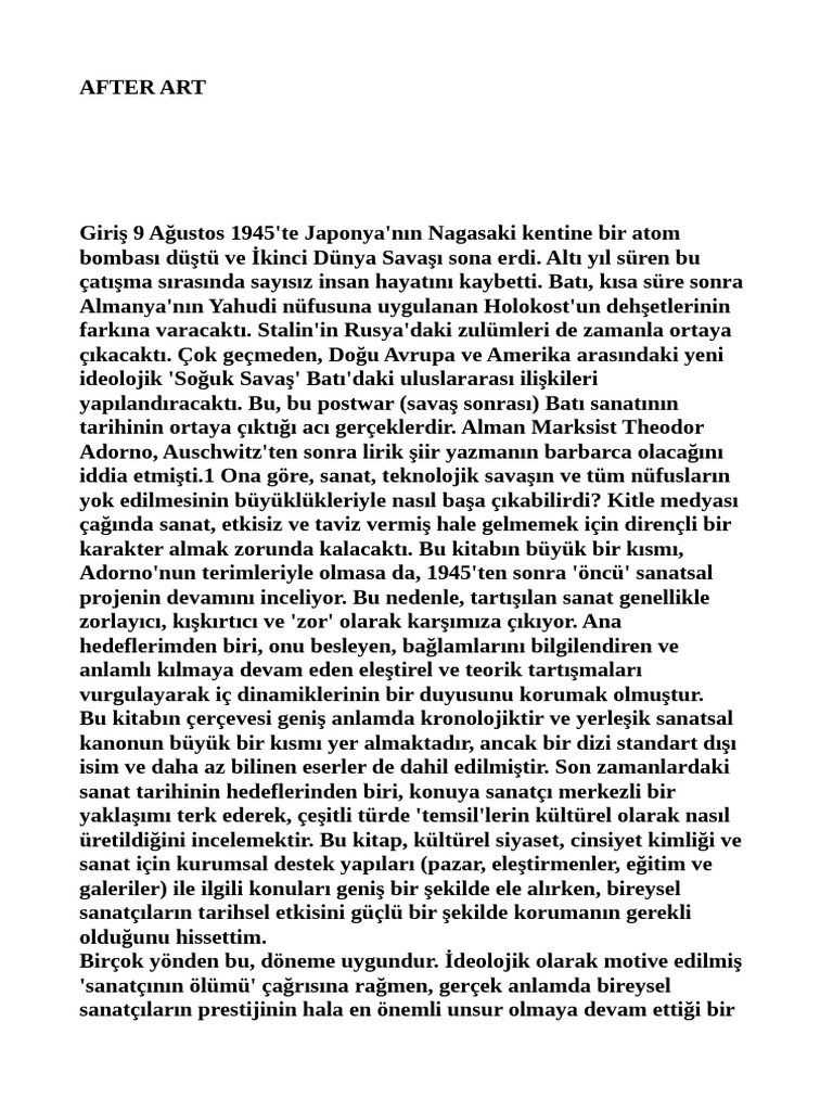 After Modern Art | PDF