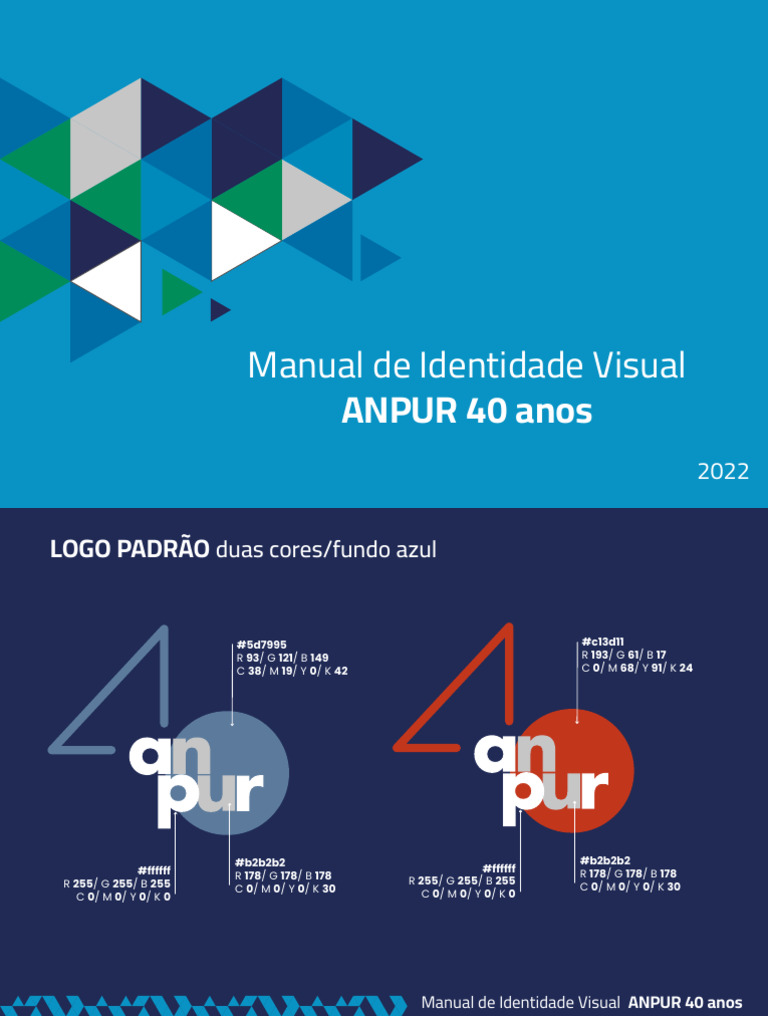 Manual ID ANPUR 40 Anos - R05 | PDF