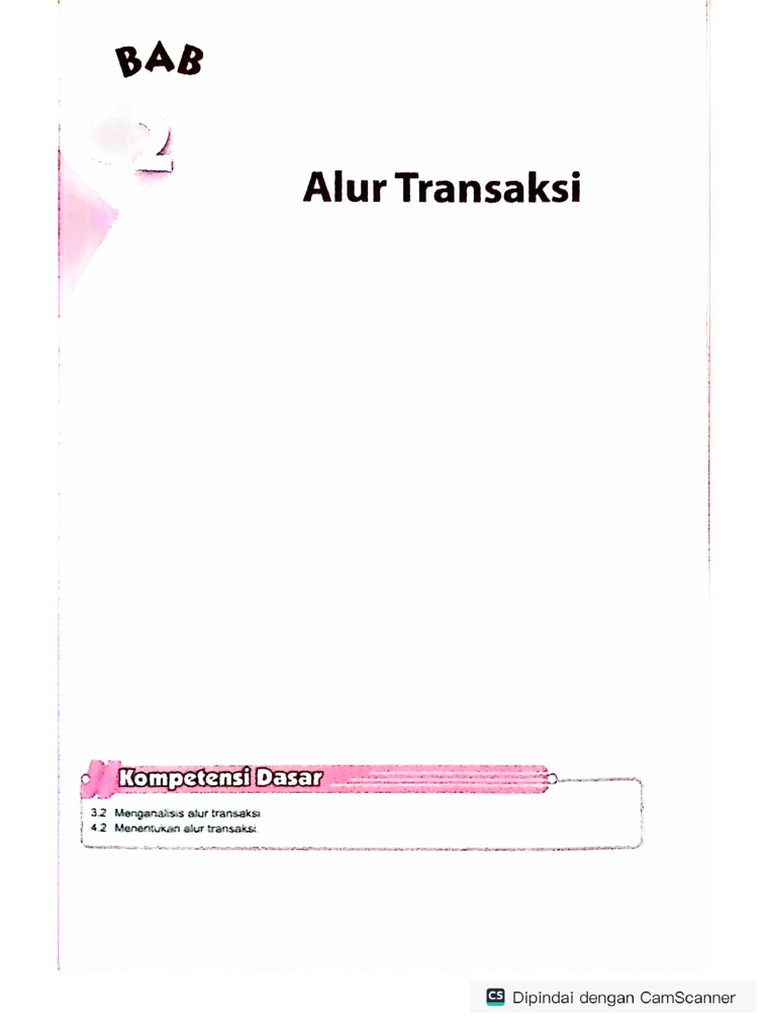 Bab 2 Alur Transaksi | PDF