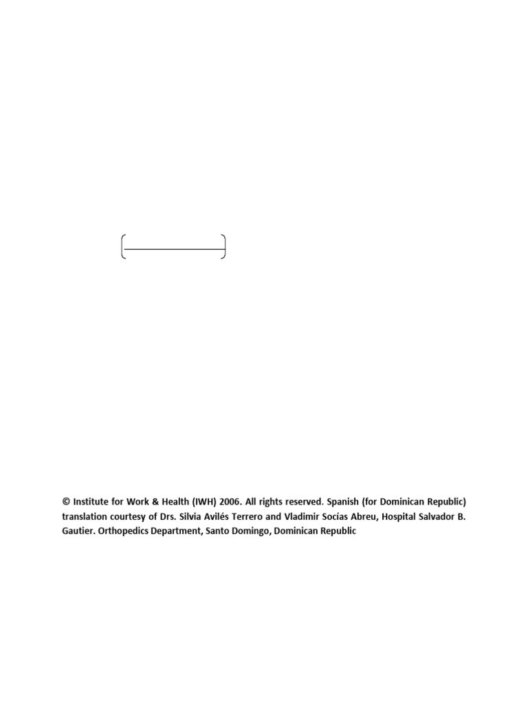 Scoring QuickDASH Spanish Dominican | PDF