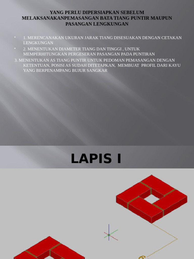 Pasangan Bata Puntir | PDF