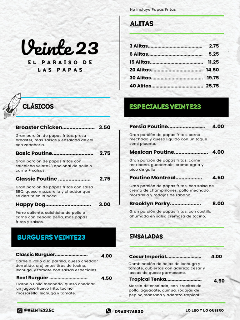 Simple Food Menu | PDF