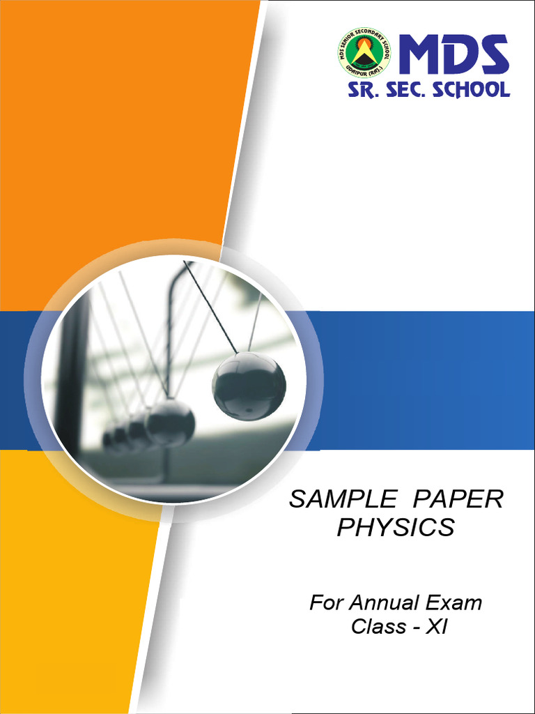 Sample Paper Physics 1 | PDF