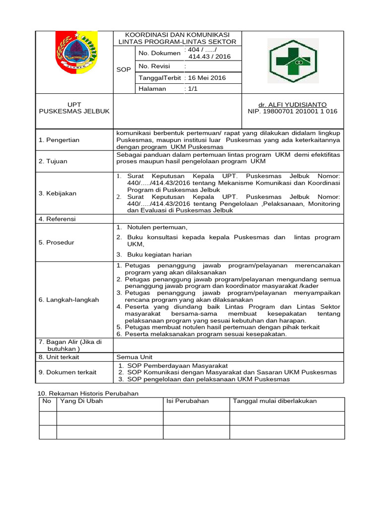 Sop Komunikasi LS LP Ok | PDF