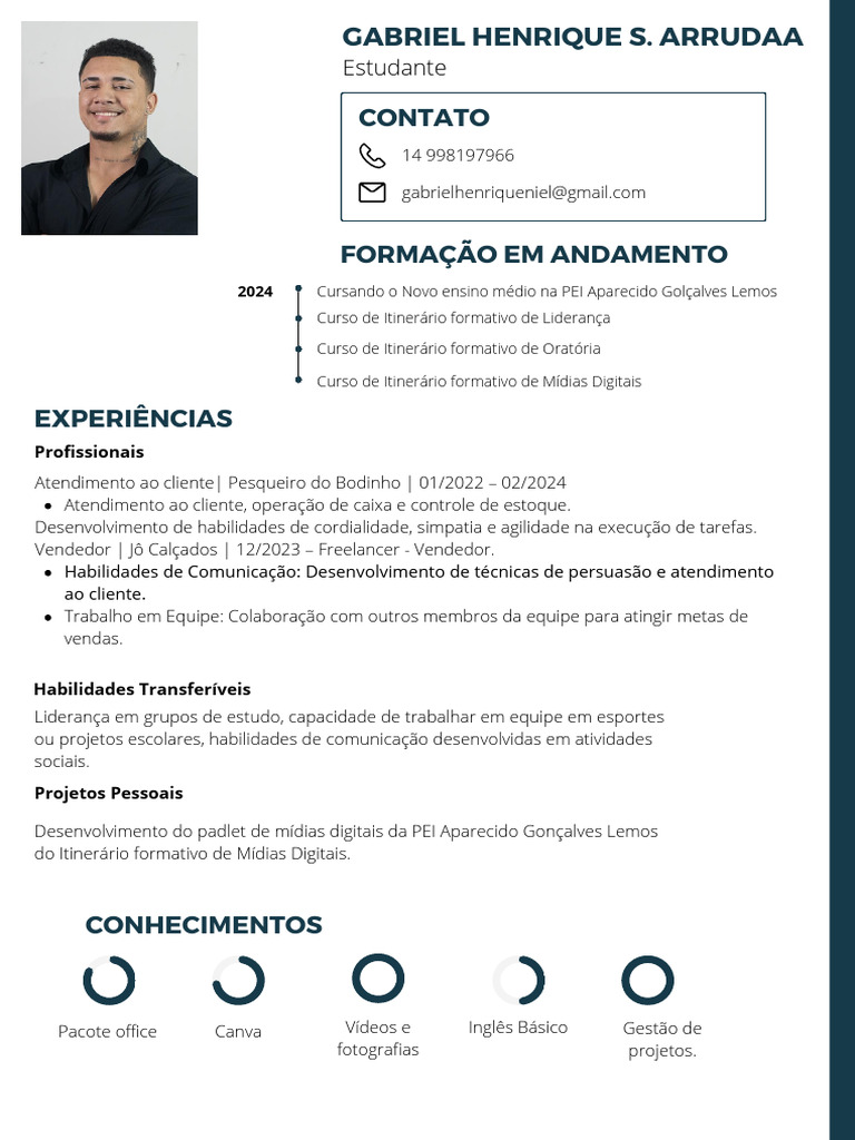 Currículo Gabriel | PDF