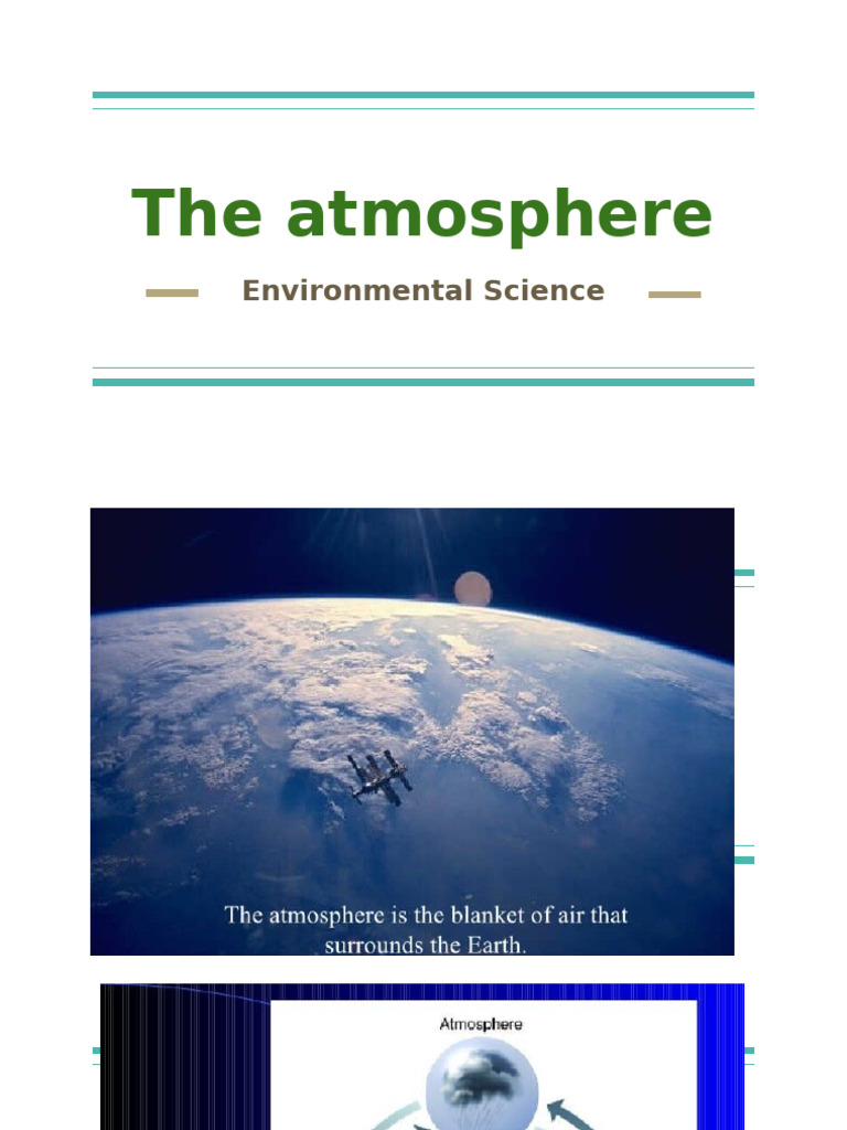 Chapter2 the Atmosphere | PDF