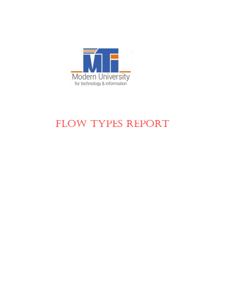 Flow Types Report | PDF