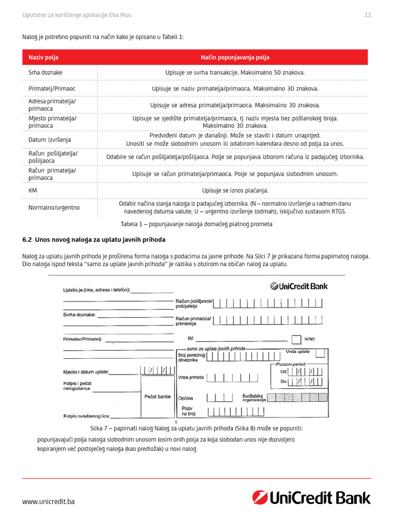Uputa Za Koristenje E-Ba Plus - 2023 | PDF