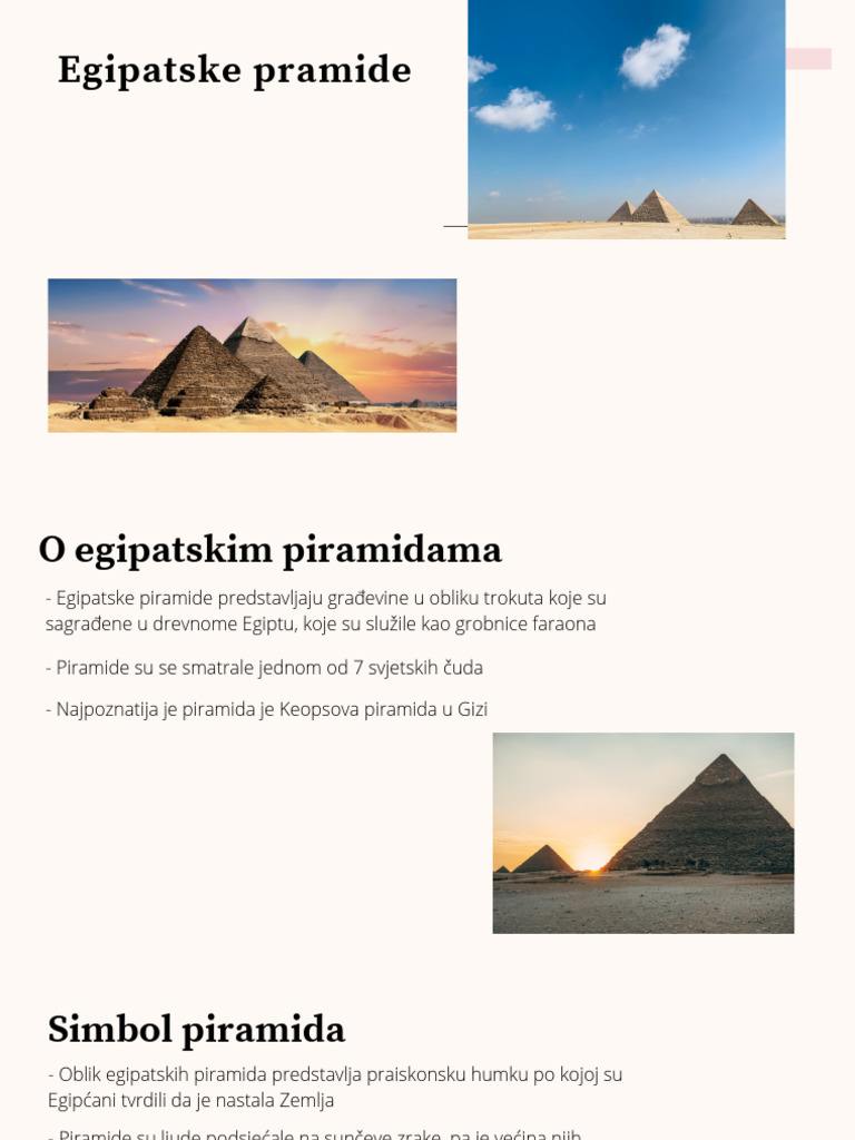 Egipatske Pramide | PDF