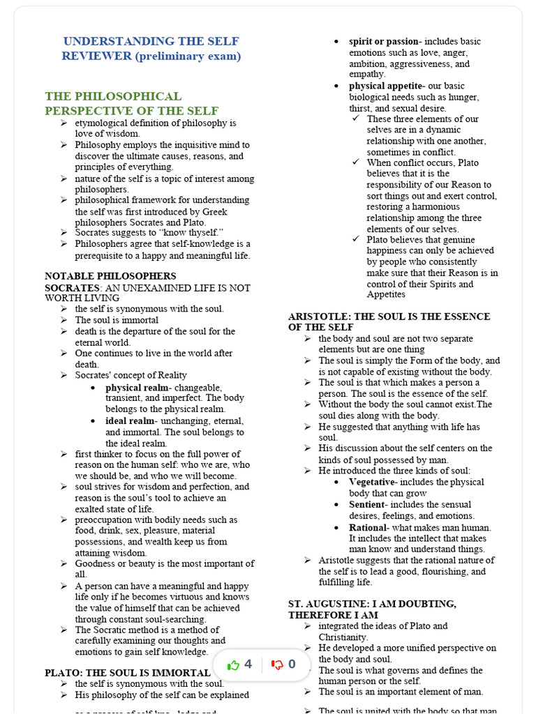 Understanding The Self Reviewer Compress | PDF | Soul | Self-Improvement