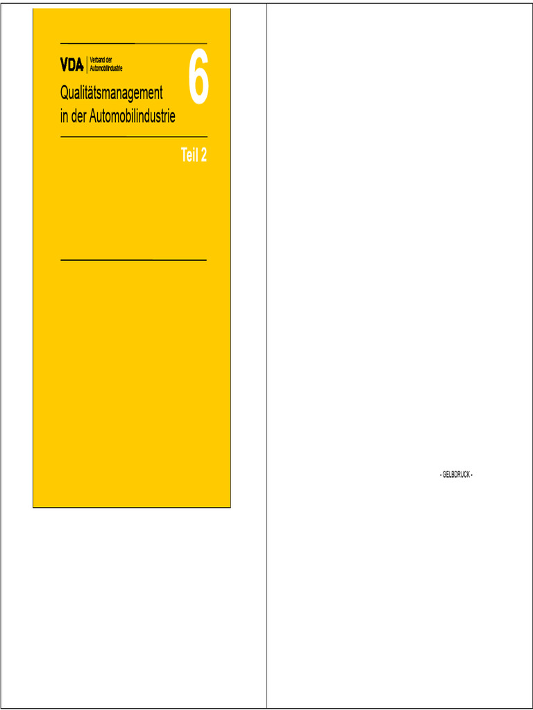 VDA Band 06.2 - 2004.03.09 Gelbdruck | PDF