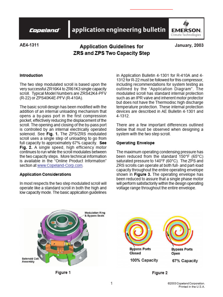Copeland Compressor Two Stage | PDF