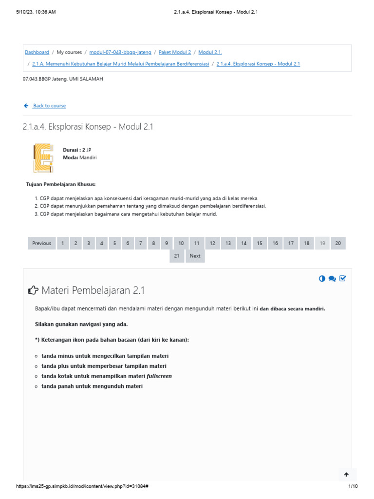 2.1.a.4. Eksplorasi Konsep - Modul 2.1 R | PDF