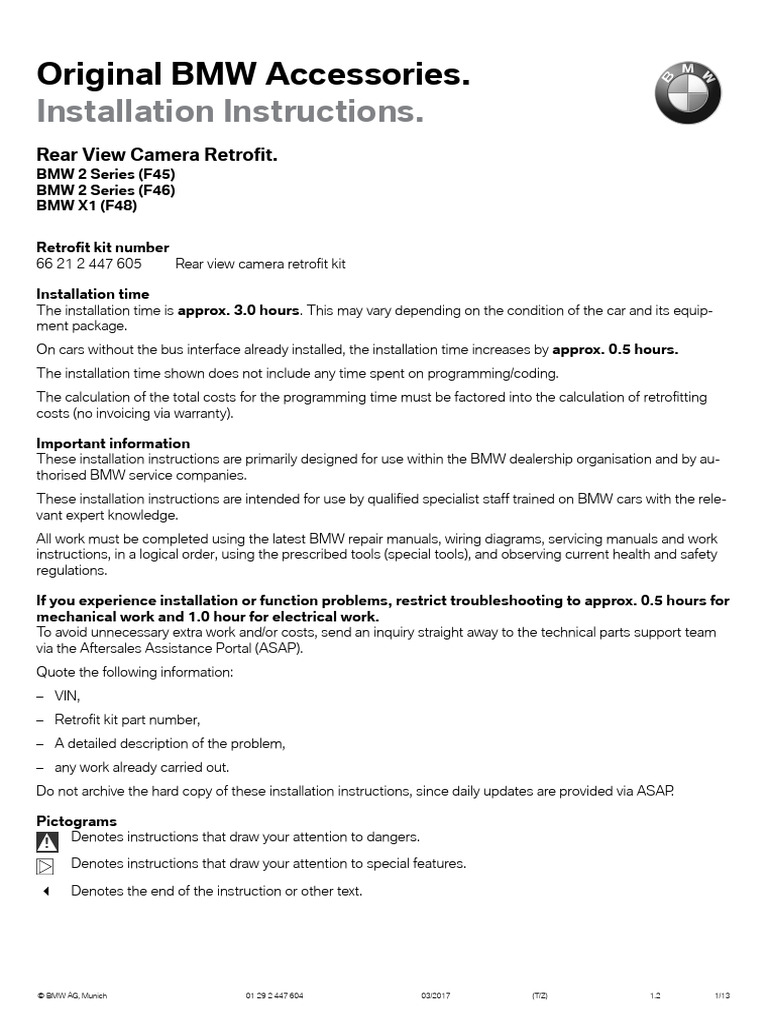 x1 Camera Retrofit | PDF
