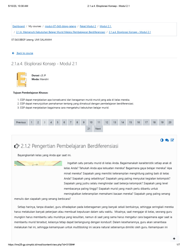 2.1.a.4. Eksplorasi Konsep - Modul 2.1 b | PDF