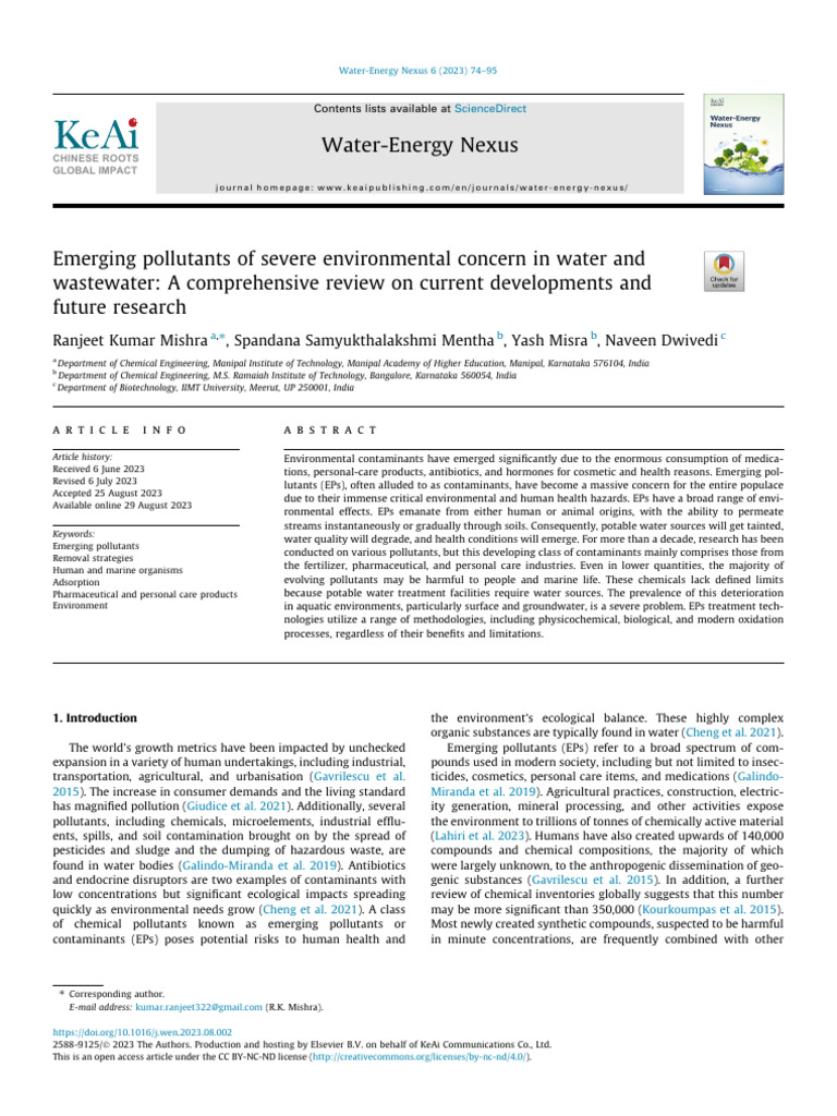 A Comprehensive Review On Current Developments and Future Research in ...