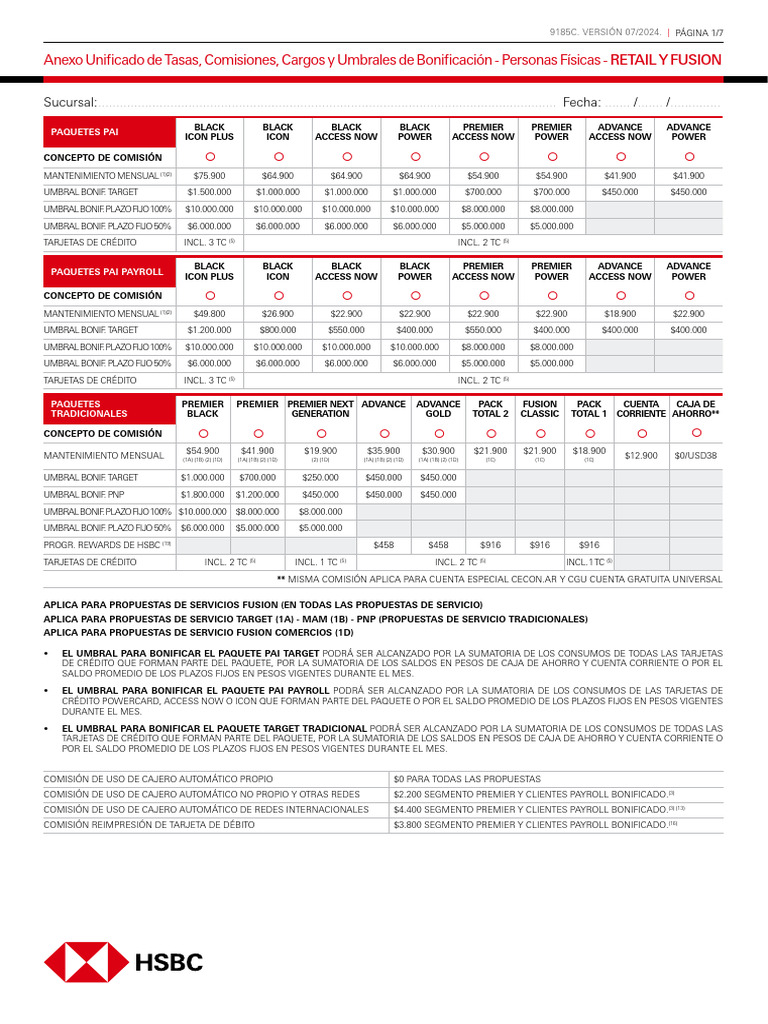 Anexo Prop Servicio | PDF | Interés | Bancos