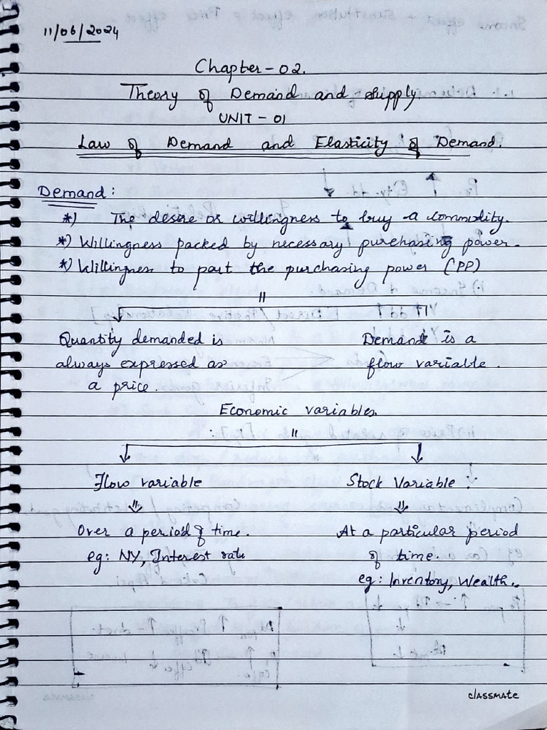 Economics Chapter-2 Notes | PDF