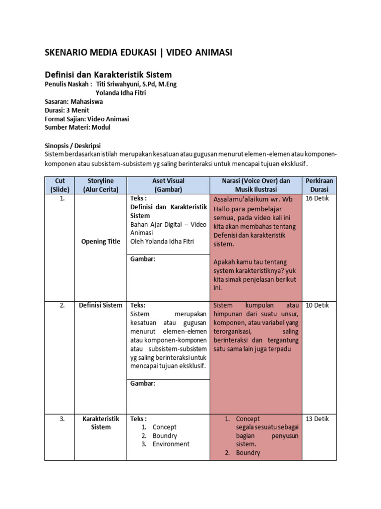 Storyline Video Pembelajaran | PDF