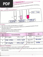 10th Science Practical Book | PDF | Chlorine | Melting Point