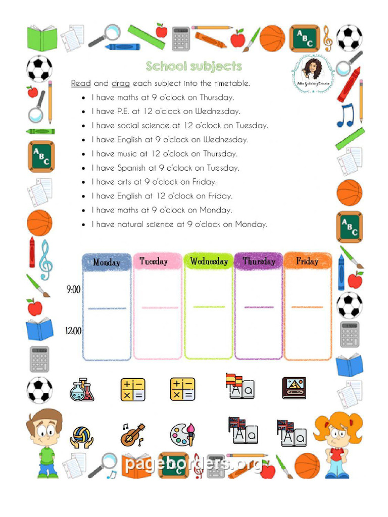 School Objects | PDF