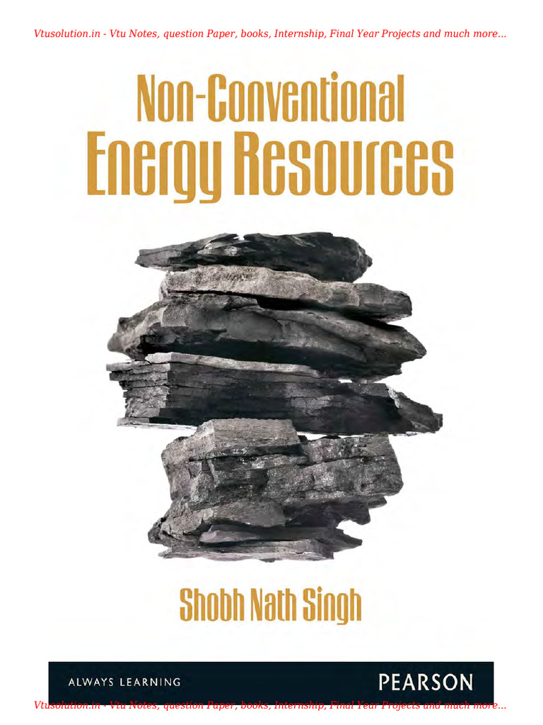Non Conventional Energy Resources Test Book | PDF | Renewable Resources ...