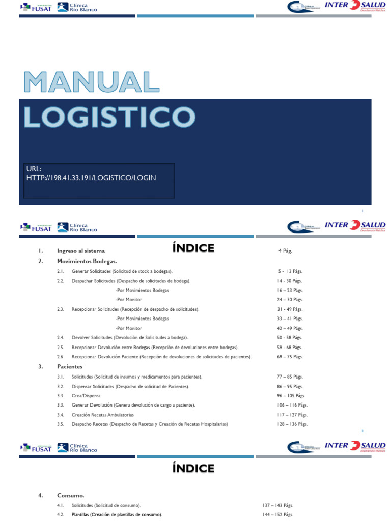 MANUAL LOGÍSTICO v102021 | PDF