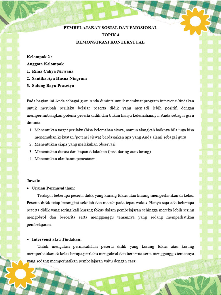 02.01.3-T4-5 Demonstrasi Kontekstual - Kelompok 2 | PDF