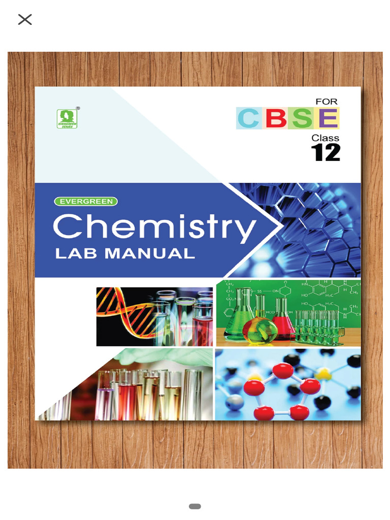 Evergreen Lab Manual of Chemistry For Class 12th CBSE 2024 Buy ...
