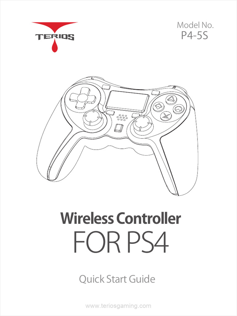 TERIOS T4-5S Wireless Controller For PS4 EN 2020 | PDF