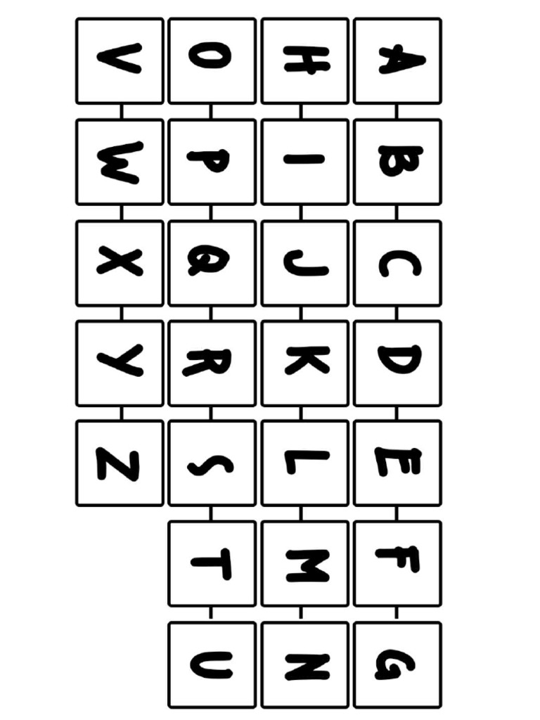 Alphabet To Print | PDF