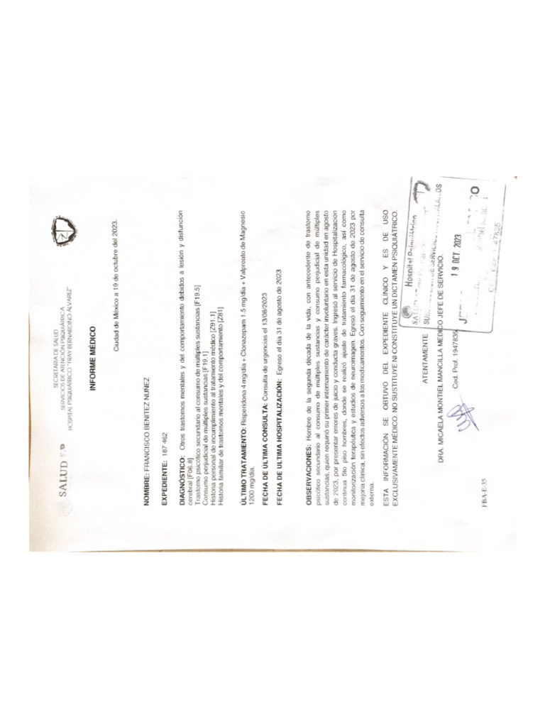 Resumen Médico | PDF