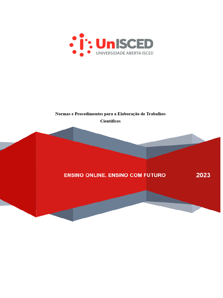 Normas e Procedimentos para A Elaboração de Trabalhos Científicos Da ...