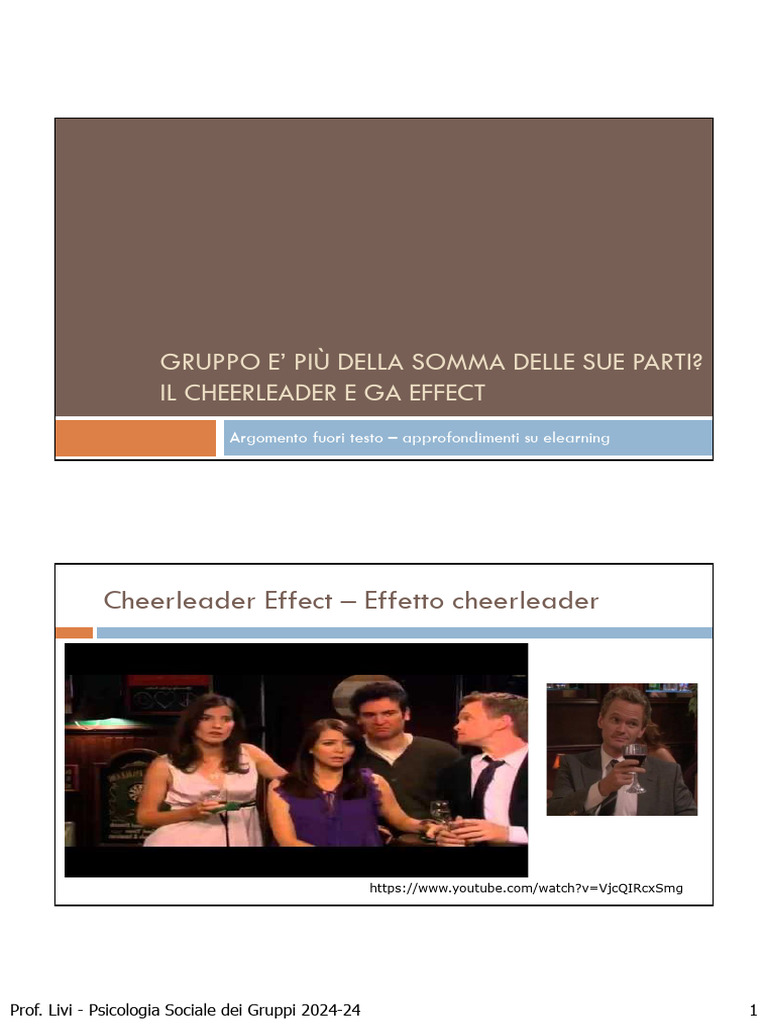Cheerleader Effect in Group Psychology | PDF | Bias