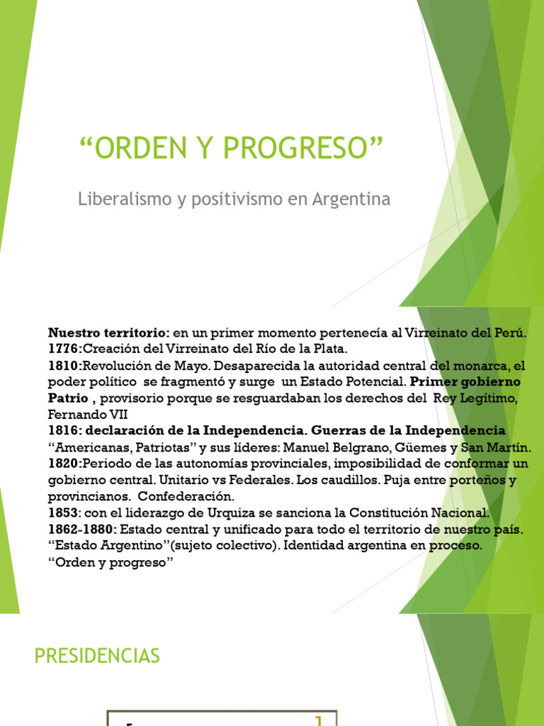 Orden y Progreso | PDF