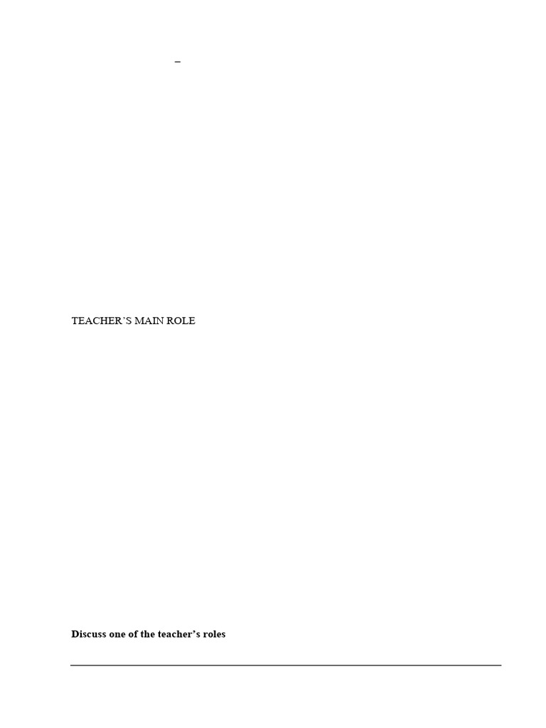 Didactic of English I - Lesson I | PDF