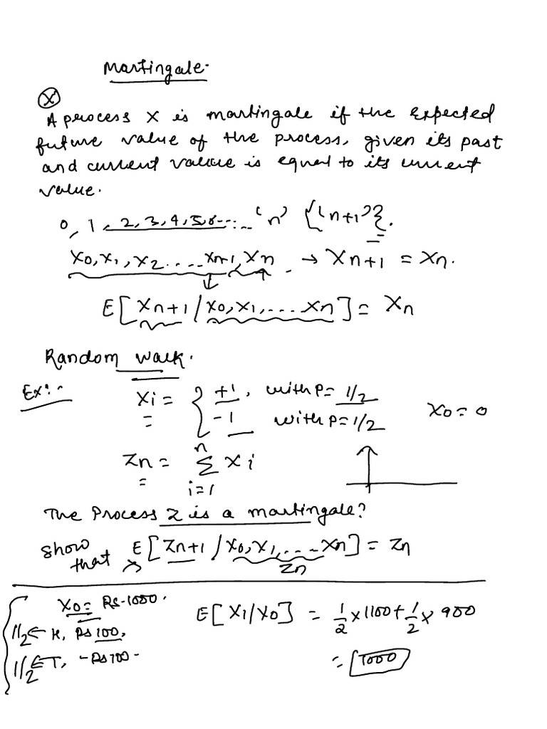 Martingale 1 | PDF