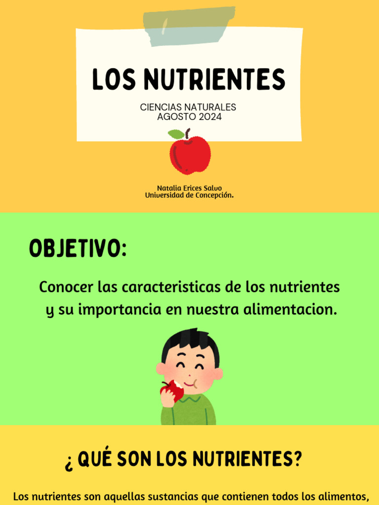 Clase Nutrientes 5° | PDF