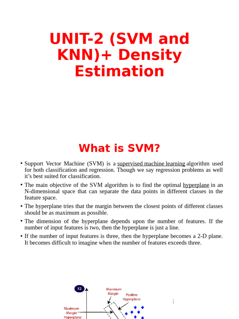 UNIT2SVMKNN | PDF
