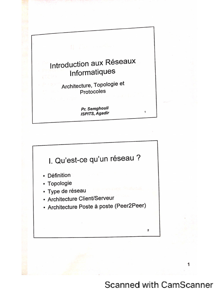introduction au resean informatique | PDF