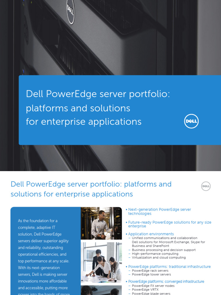 Dell Poweredge Server Portfolio | PDF | Share Point | Solid State Drive