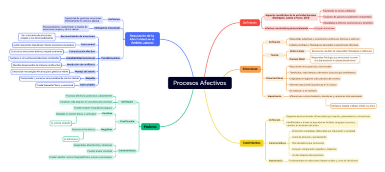 Procesos Afectivos MAPA MENTAL | PDF