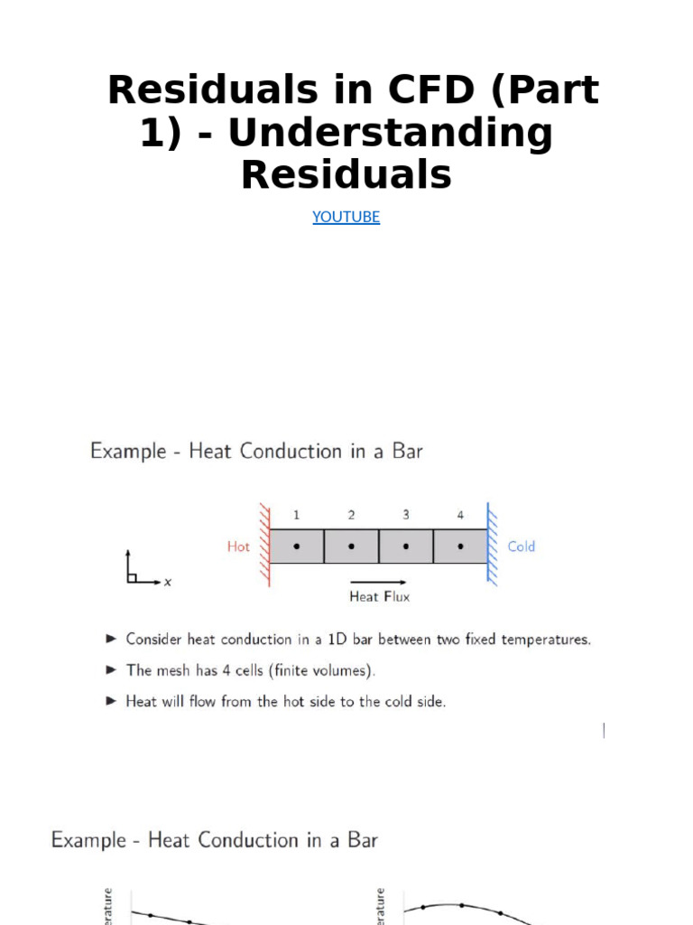 Residuals In Cfd Part 1 Understanding Residuals Pdf